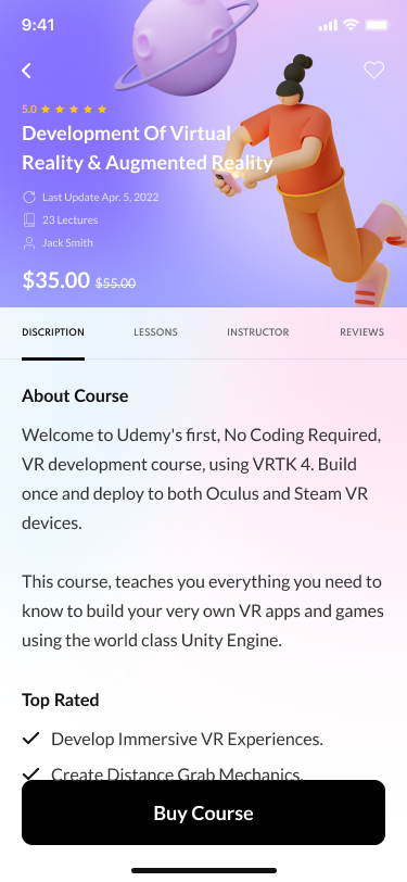 Nuton – Online Learning React Native App | Expo SDK 44.0.0 by George_Fx